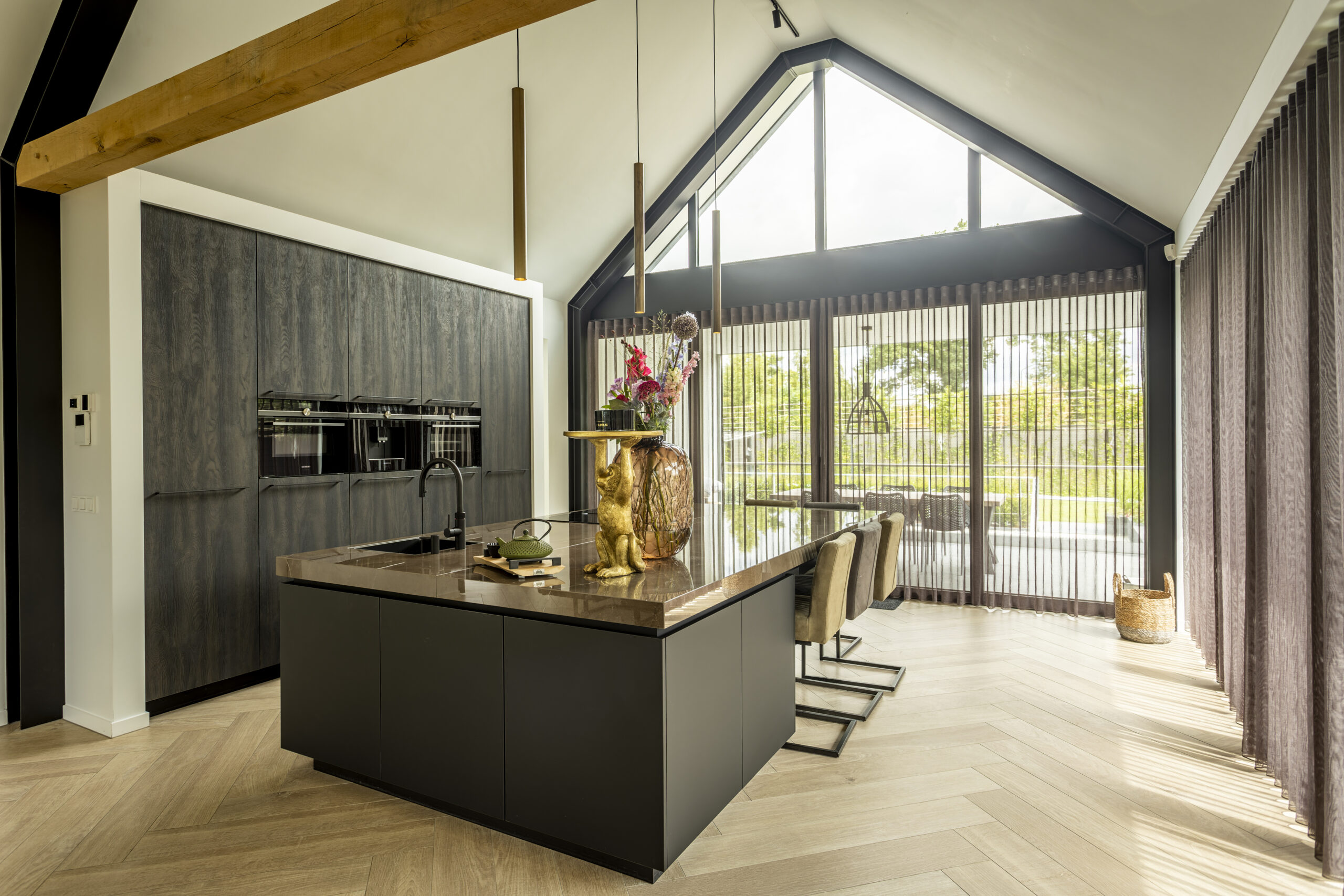 Vierkant kookeiland met exclusief keukenblad - Riethoven